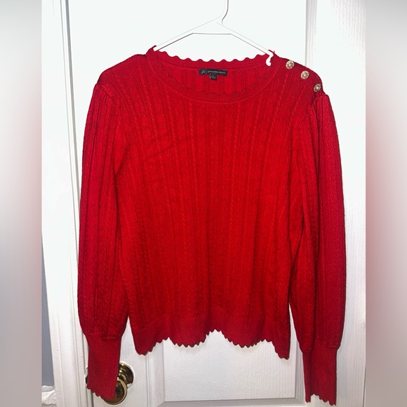 Adrianna Papell | Sweaters | Adrianna Papell Sweater Womens Large Cable ...